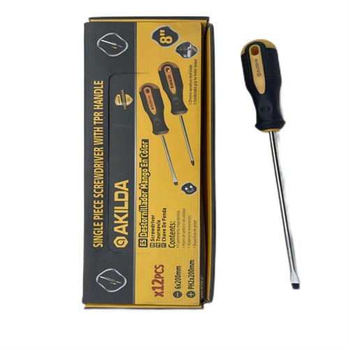 DESTORNILLADOR CRUZ MANGO EN COLOR 6MMX200MM - Akilda